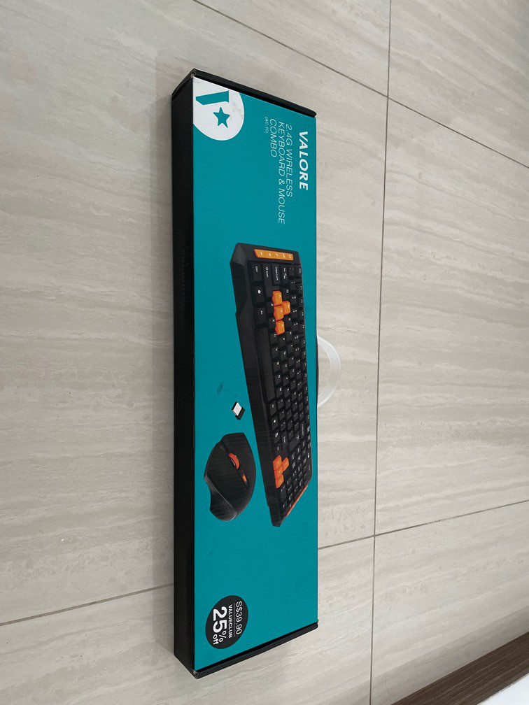 Valore 2.4G wireless keyboard and mouse combo, Computers & Tech, Parts ...