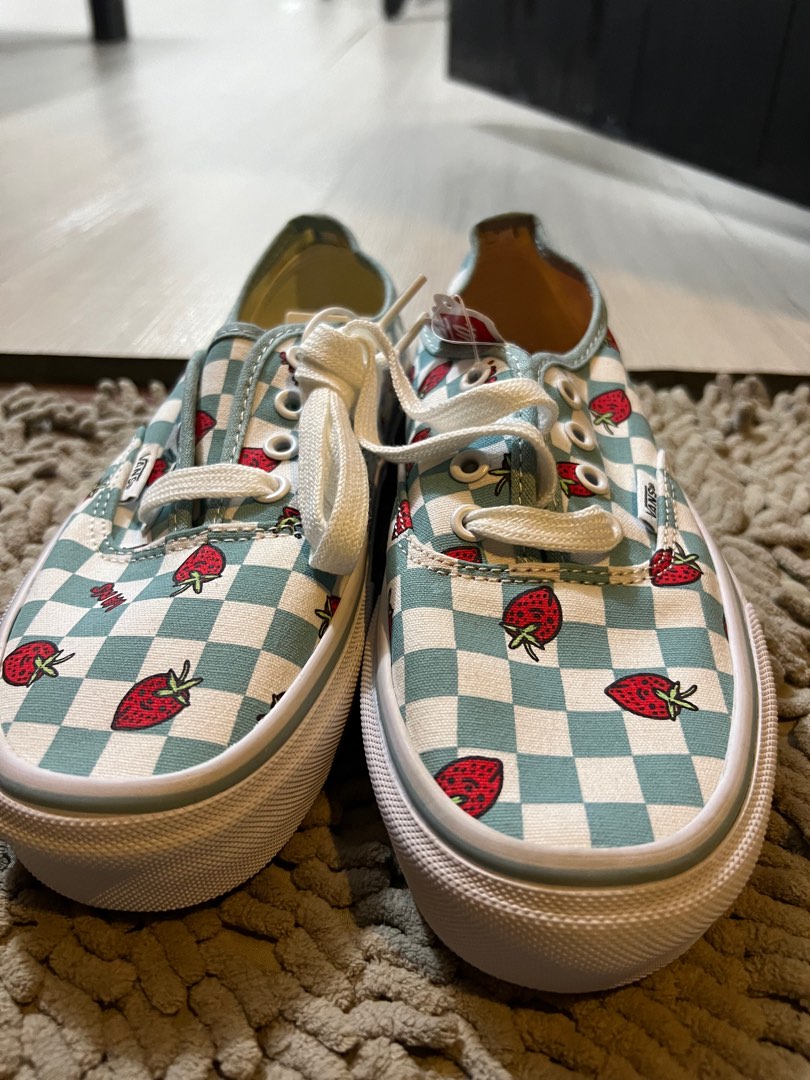 Vans strawberry, Women's Fashion, Footwear, Sneakers on Carousell