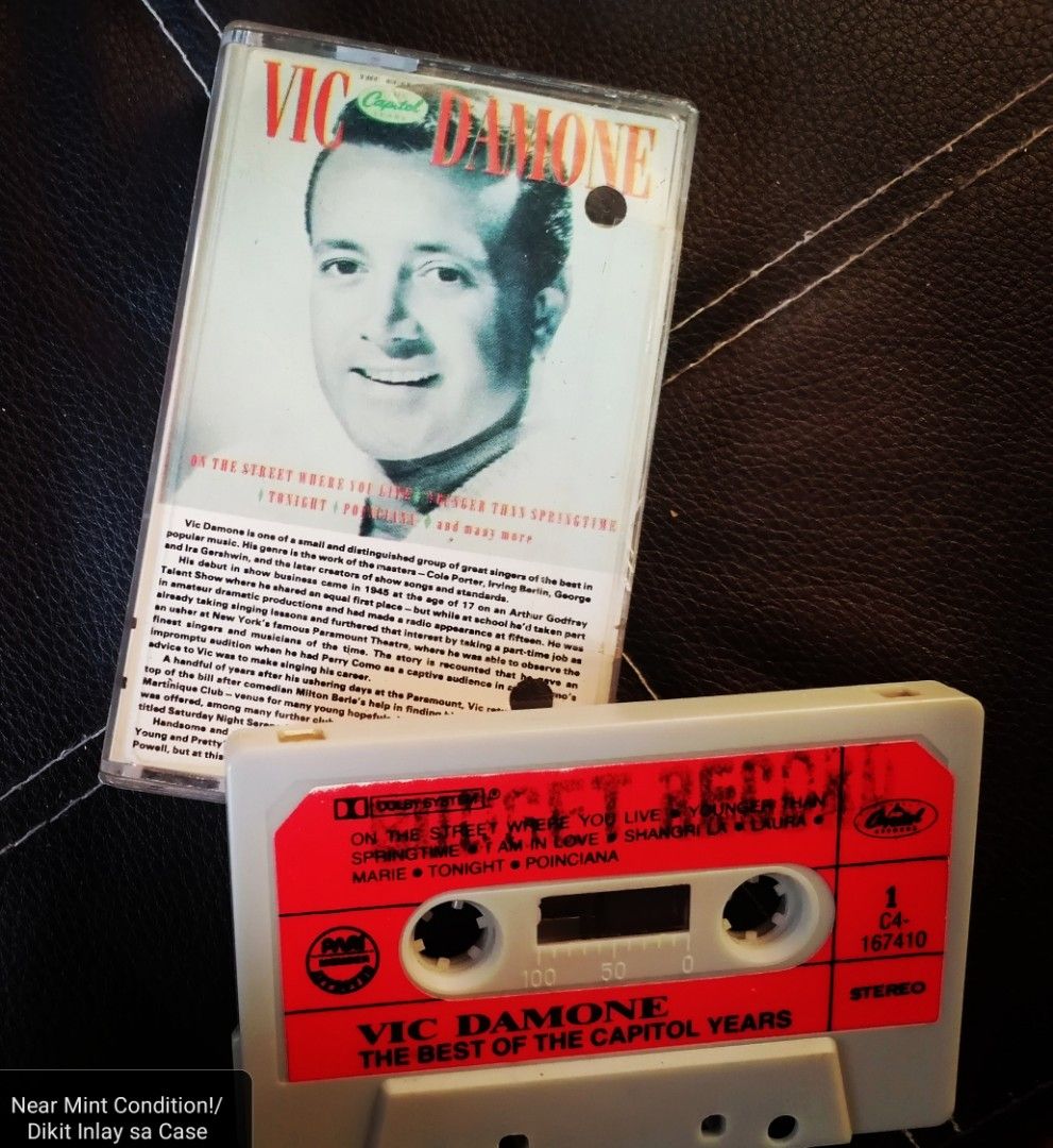 Vic Damone The Best of the Capitol Years Cassette Tape Original ...