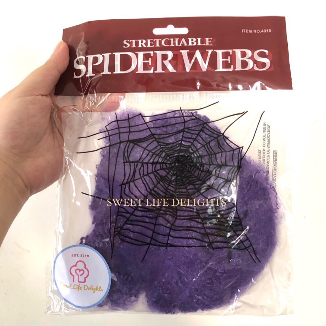 Violet Spider Web, White Spider Web, Hobbies & Toys, Stationary & Craft ...