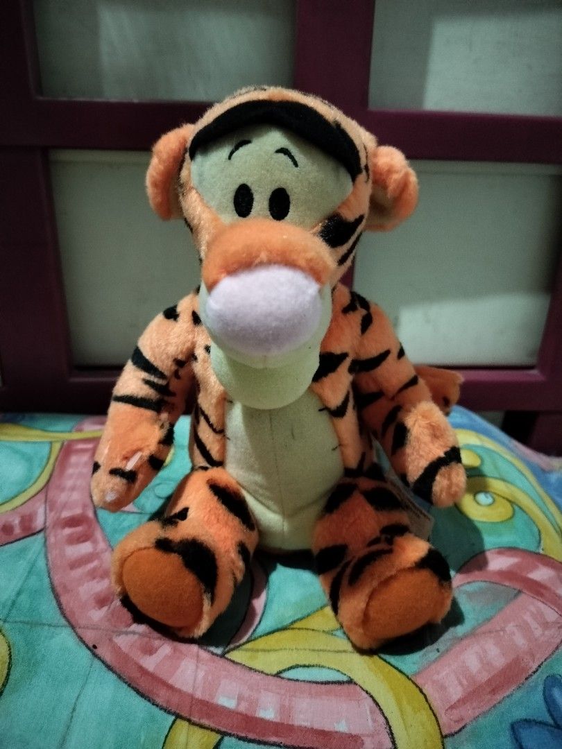 Winnie the Pooh Tigger tiger talking plush matel, Hobbies & Toys, Toys ...
