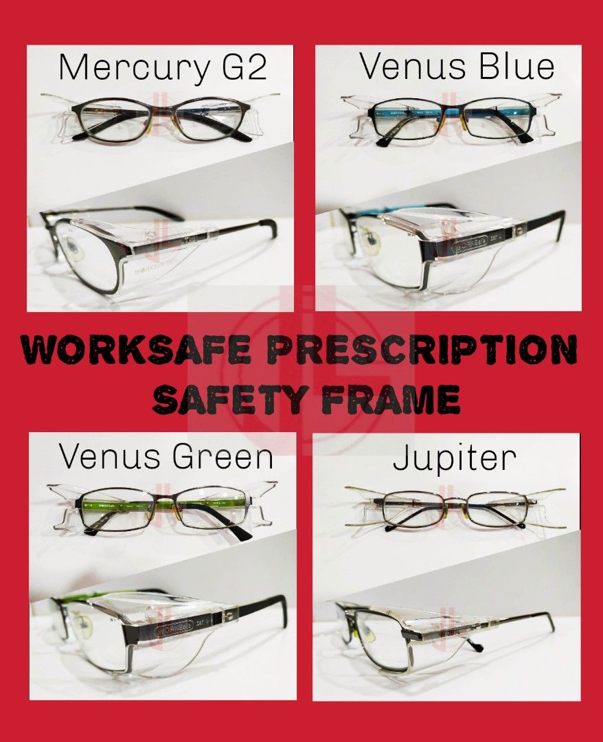 Worksafe Prescription Safety Frame with Safety lenses Package, Men's Fashion, Watches ...