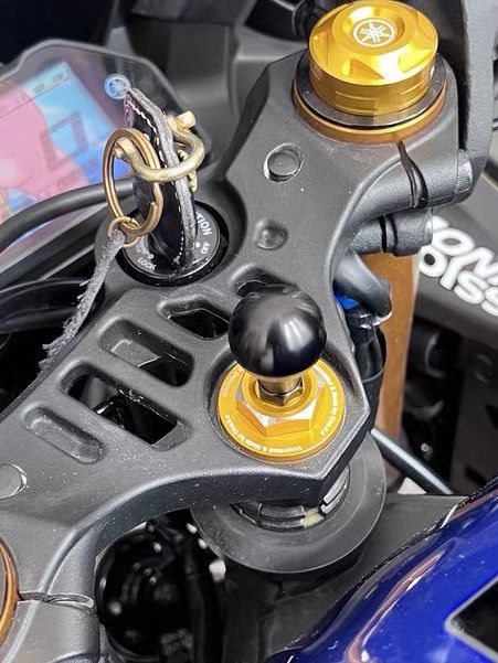 Yamaha R3 Phone Mount Stem, Motorcycles, Motorcycle Accessories on ...