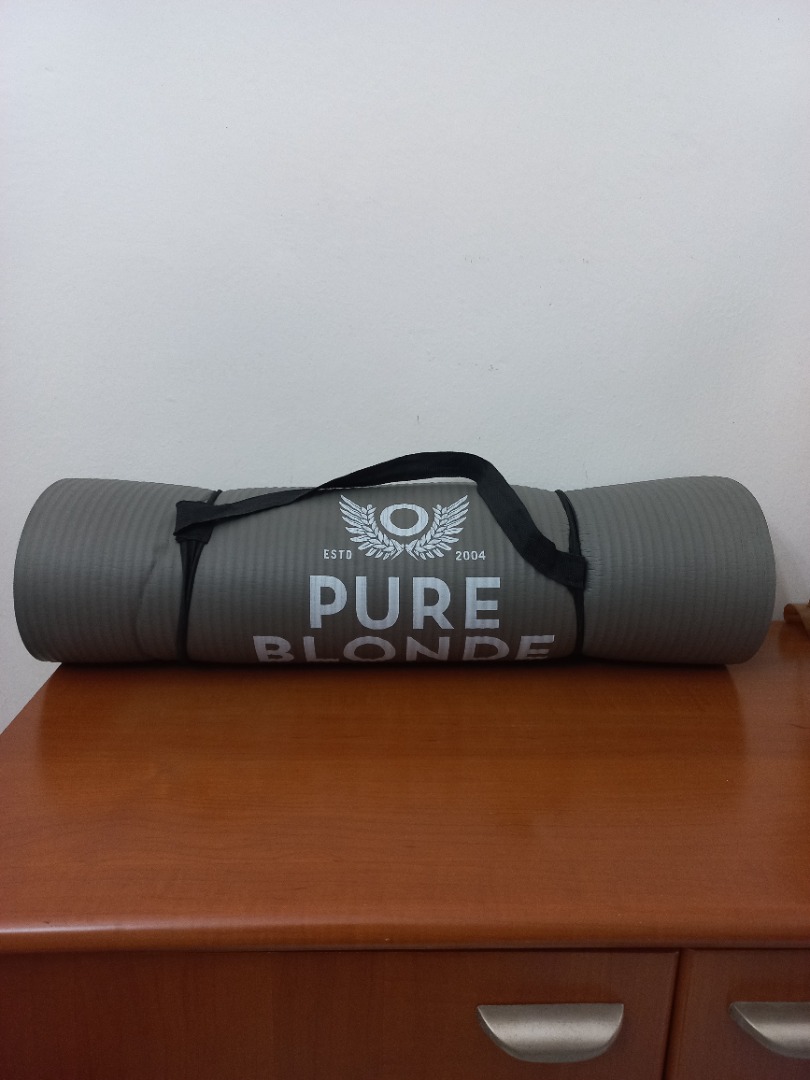 Yoga Mat (Pure Blonde), Sports Equipment, Exercise & Fitness, Exercise ...