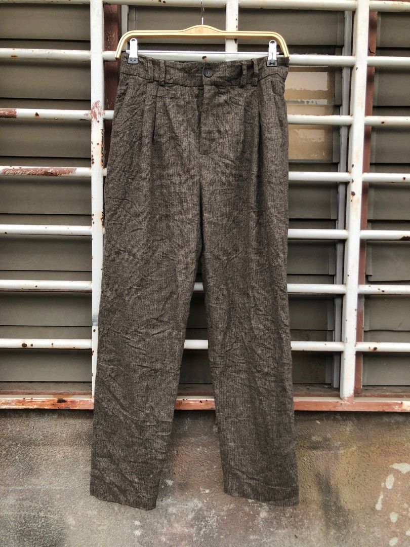 Zara Light Wool Pants, Women's Fashion, Bottoms, Other Bottoms on Carousell
