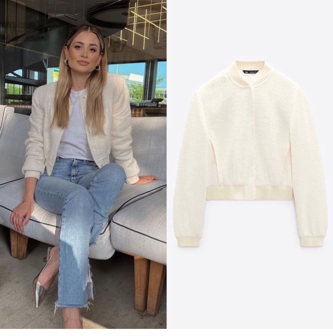 Zara textured jacket, Women's Fashion, Coats, Jackets and Outerwear on ...