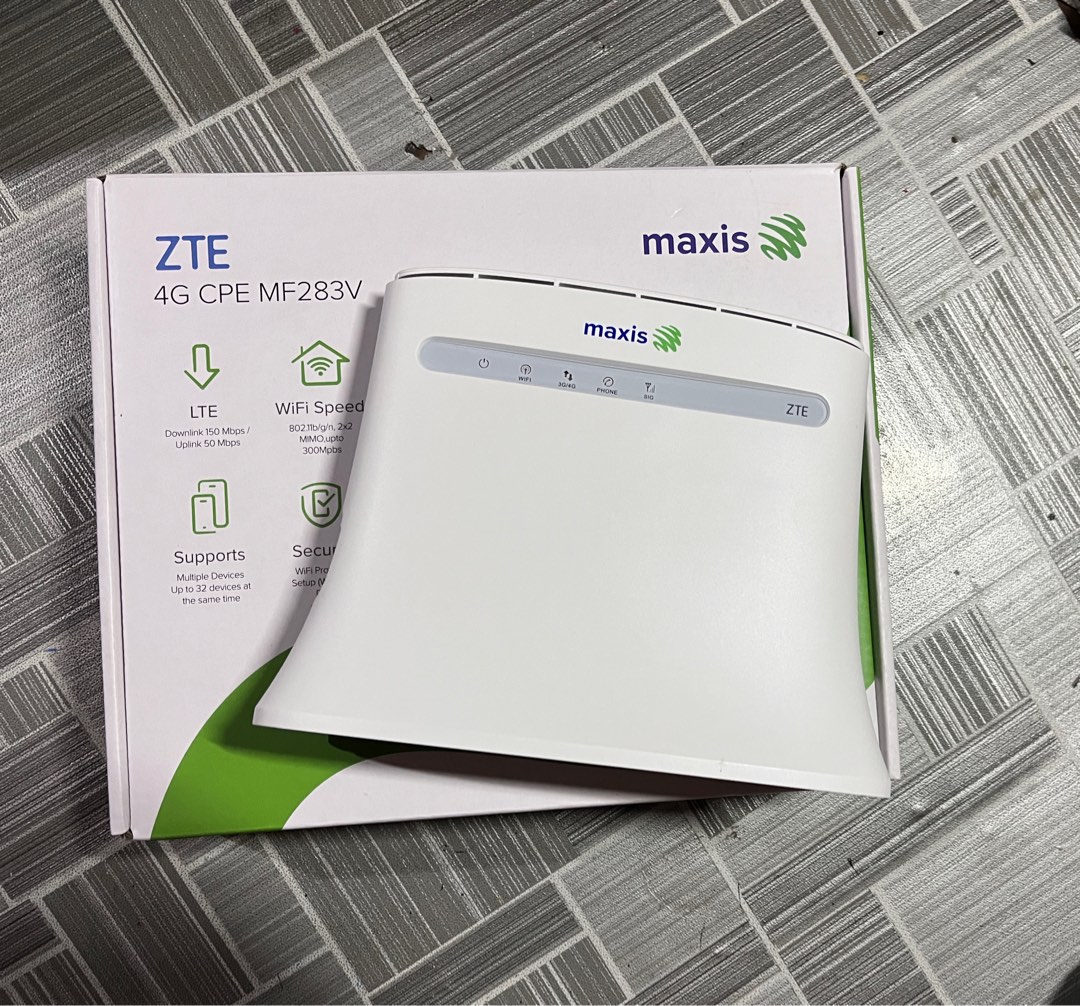 ZTE 4G CPE MF283V Modem, Computers & Tech, Office & Business Technology ...