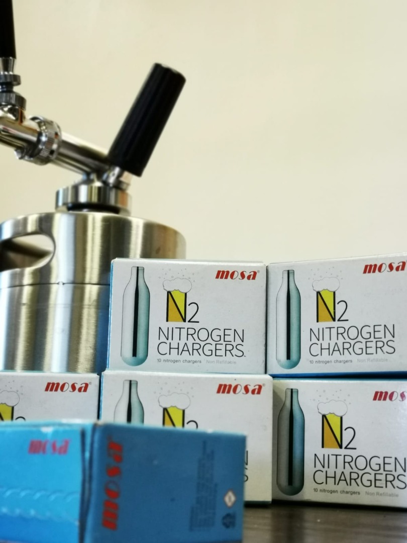 100% Nitrogen For Nitro Coffee (Mosa Food Grade Nitro Charges), Food ...