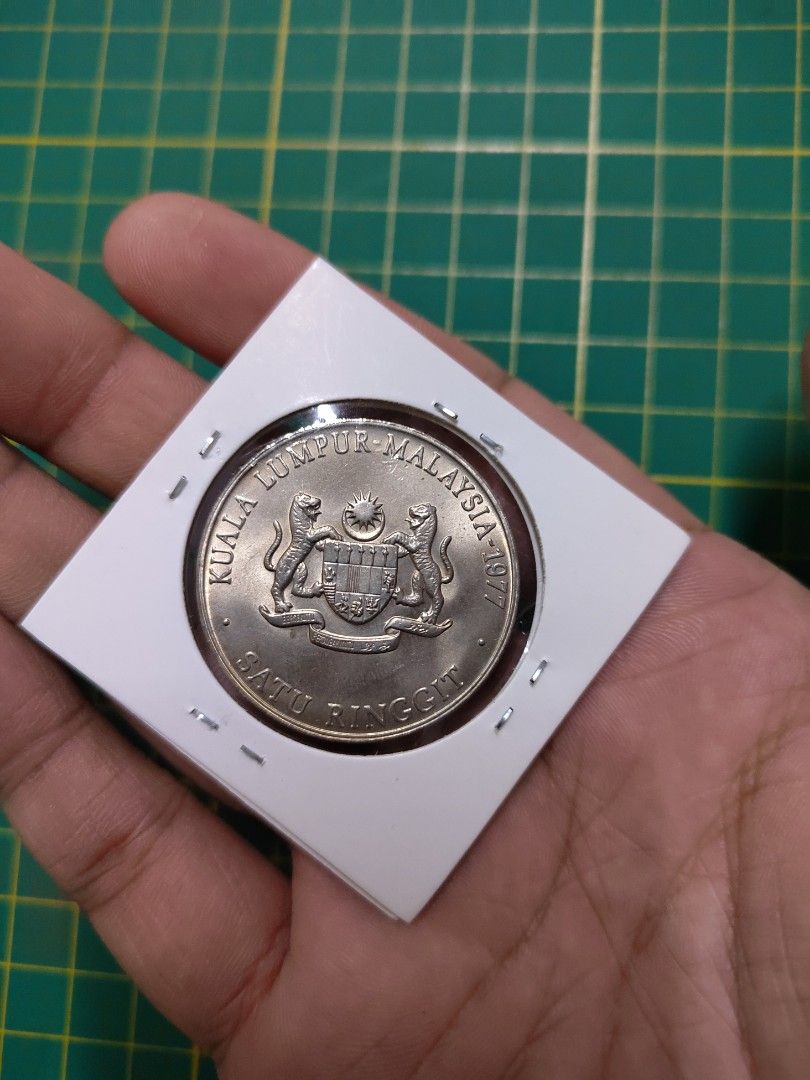 1977 rm1 coin syling lama malaysia, Hobbies & Toys, Collectibles ...
