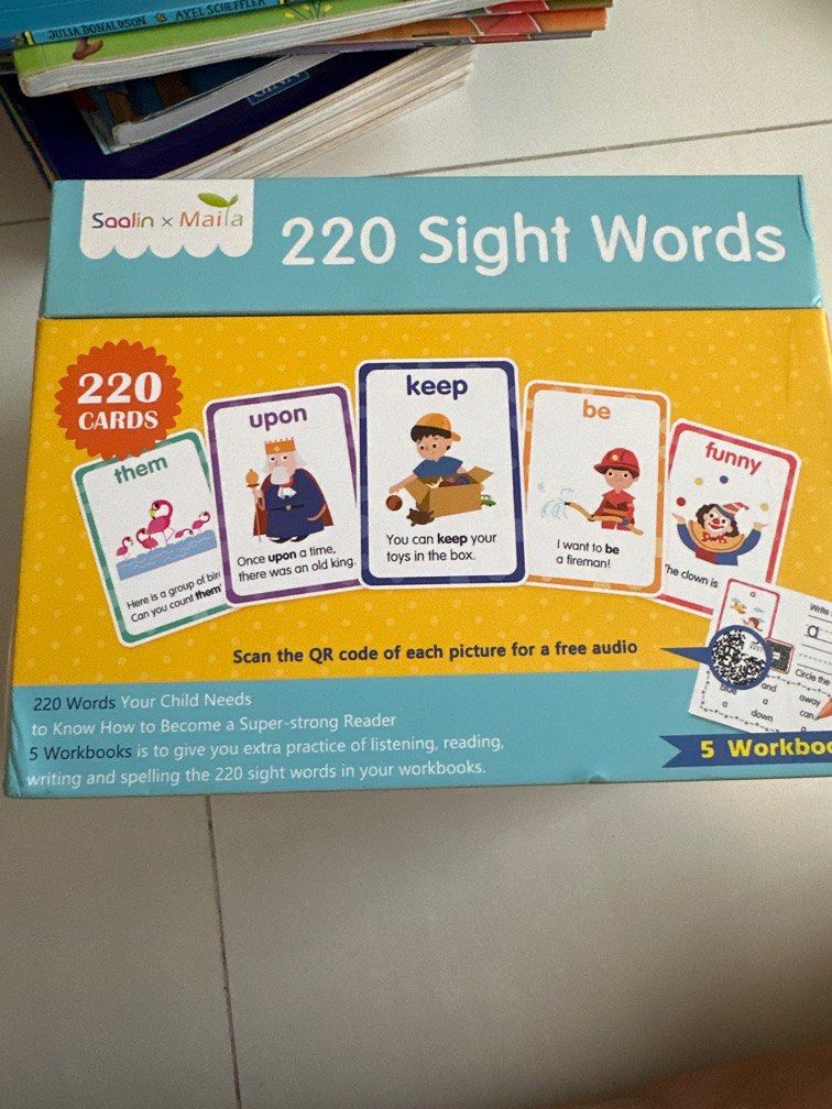 220 sight words, Hobbies & Toys, Books & Magazines, Children's Books on ...