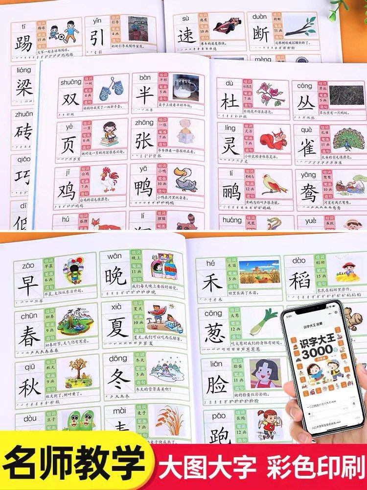 3000 Chinese characters, 4 books, Hobbies & Toys, Books & Magazines ...