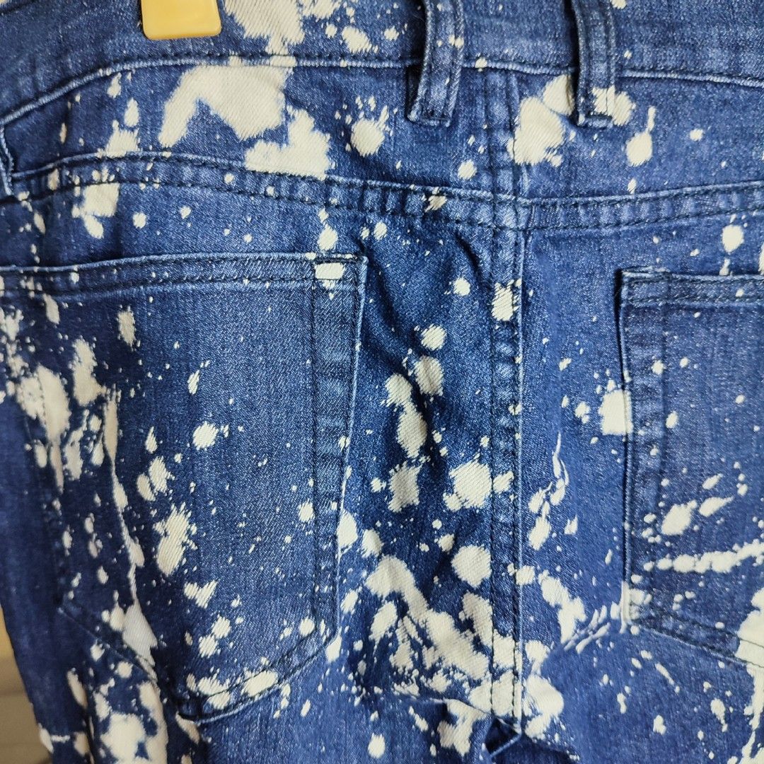 38 Inches Men's Social Collision Denim Pants, Men's Fashion, Bottoms ...