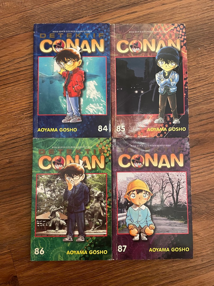 4pcs Komik Detective Conan, Buku & Alat Tulis, Komik dan Manga di Carousell