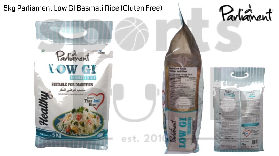 5kg Parliament Low GI Basmati Rice (Gluten Free), Food & Drinks, Rice ...