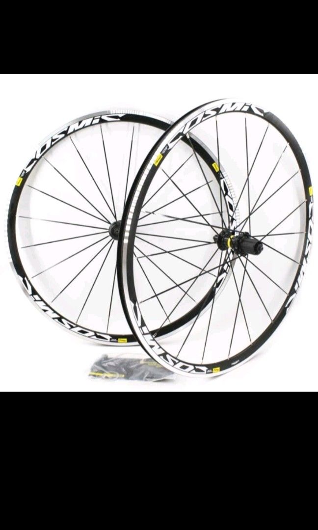 700C Mavic Cosmic Alu 40mm deep wheel set rim brake, Sports Equipment ...