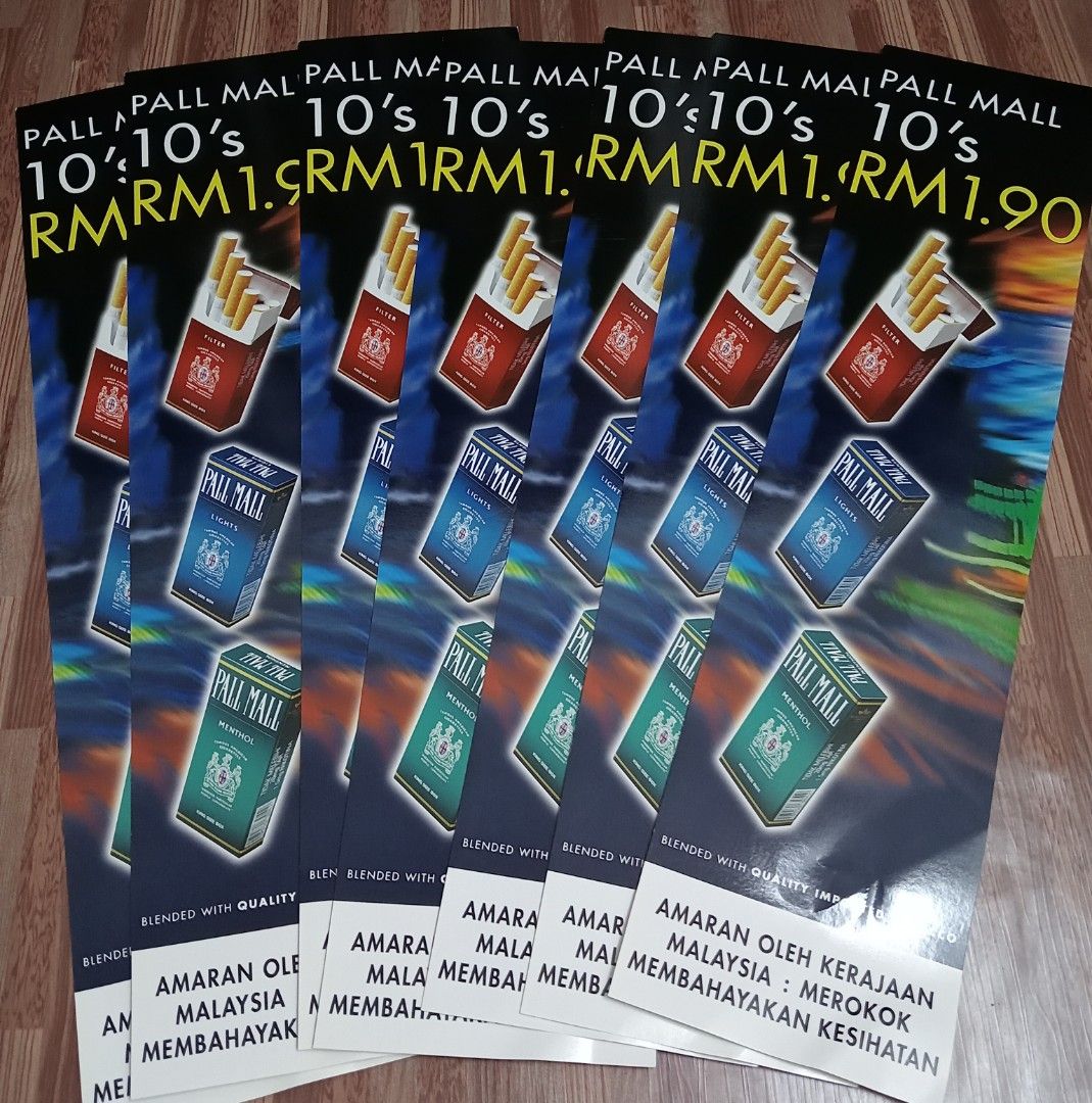 7 keping Poster palmol lumsum sahaja 8 x 35 inci, Hobbies & Toys ...