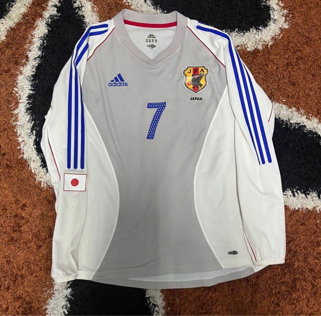 #7 Nakata Japan 2002 World Cup Away Longsleeve soccer/football jersey ...