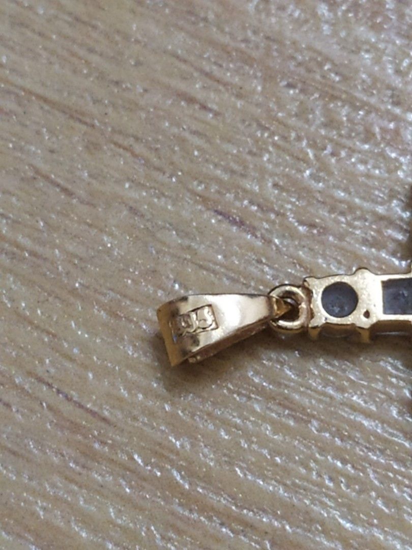 835 Gold Cross Pendant, Hobbies & Toys, Collectibles & Memorabilia ...