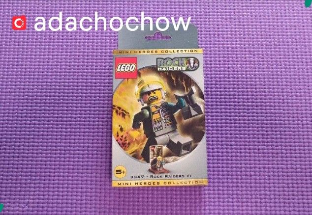 全新未開盒 Lego 3347 Rock Raiders #1 - Mini Heroes Collection Rock Raiders ...