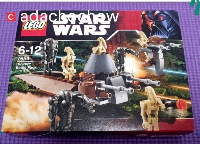 全新未開盒 Lego 7654 Droids Battle Pack Star Wars 星戰系列 (2007出產), 興趣及遊戲, 玩具 ...