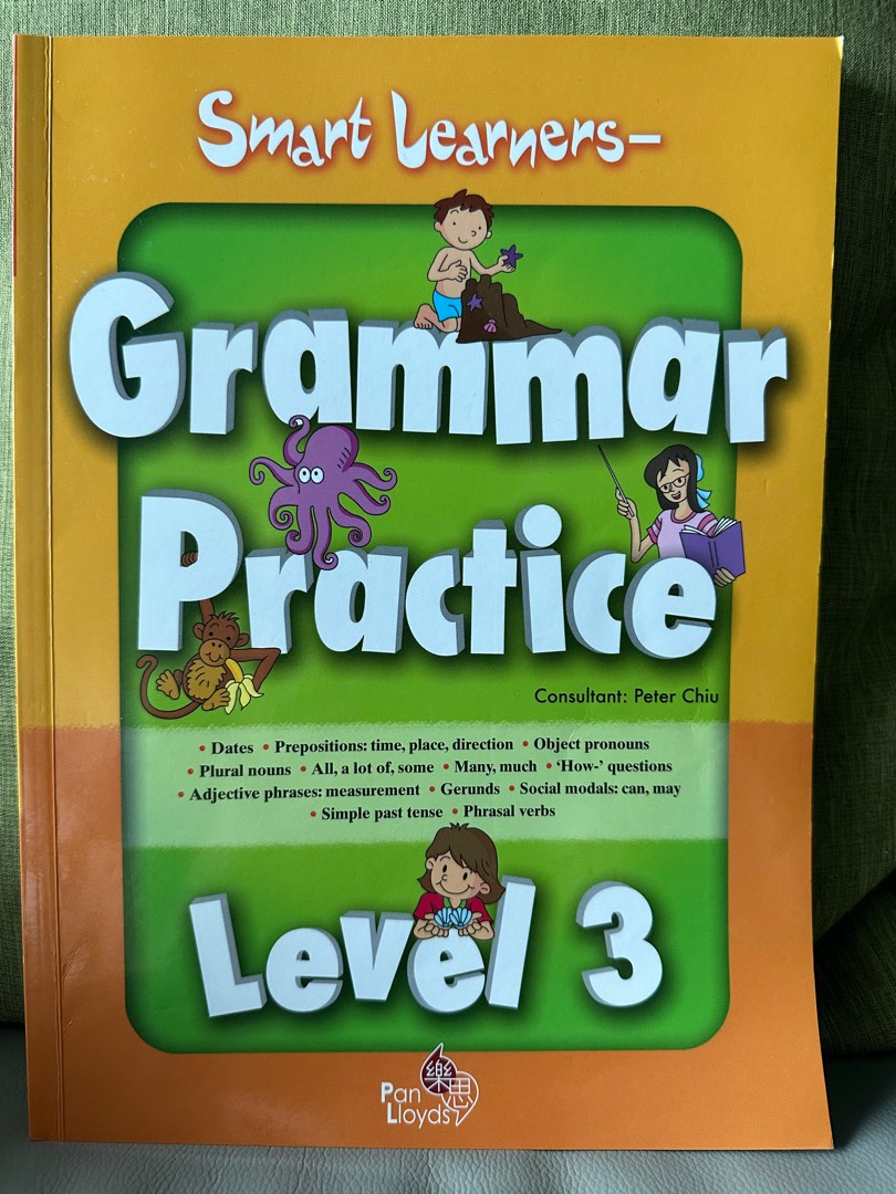 樂思 Pan Lloyds Smart Learners-Grammar Practice Level 3, 興趣及遊戲, 書本 & 文具, 補充練習 - Carousell
