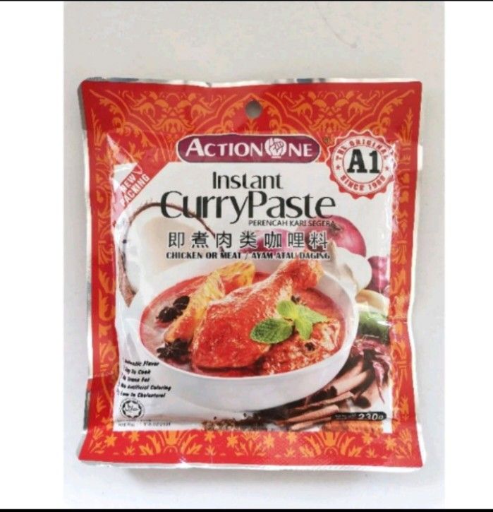 A1 instant curry paste chicken, Food & Drinks, Packaged & Instant Food ...