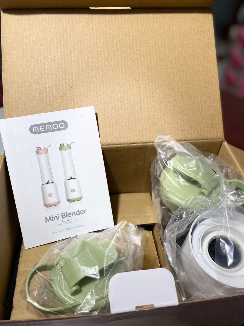 Ace memoo mini blender 600ml hijau mesin pembuat jus juice maker ...