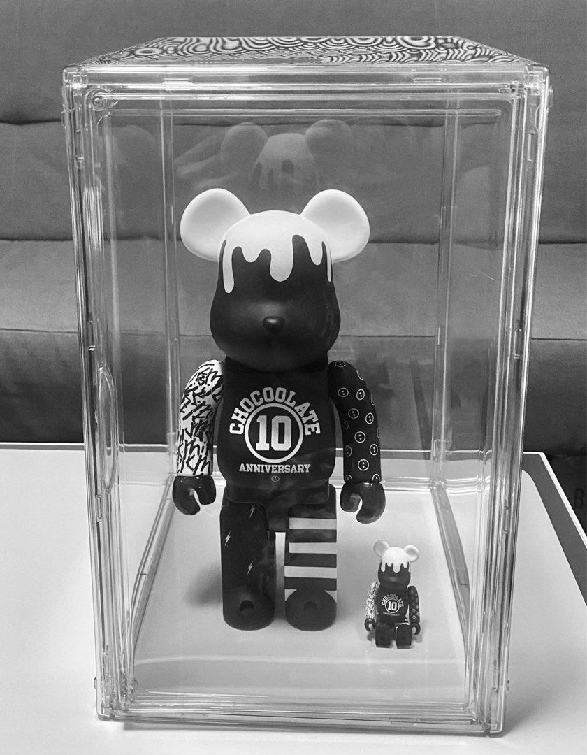 Instock transparent acrylic display box for Bearbrick / Action Figure ...