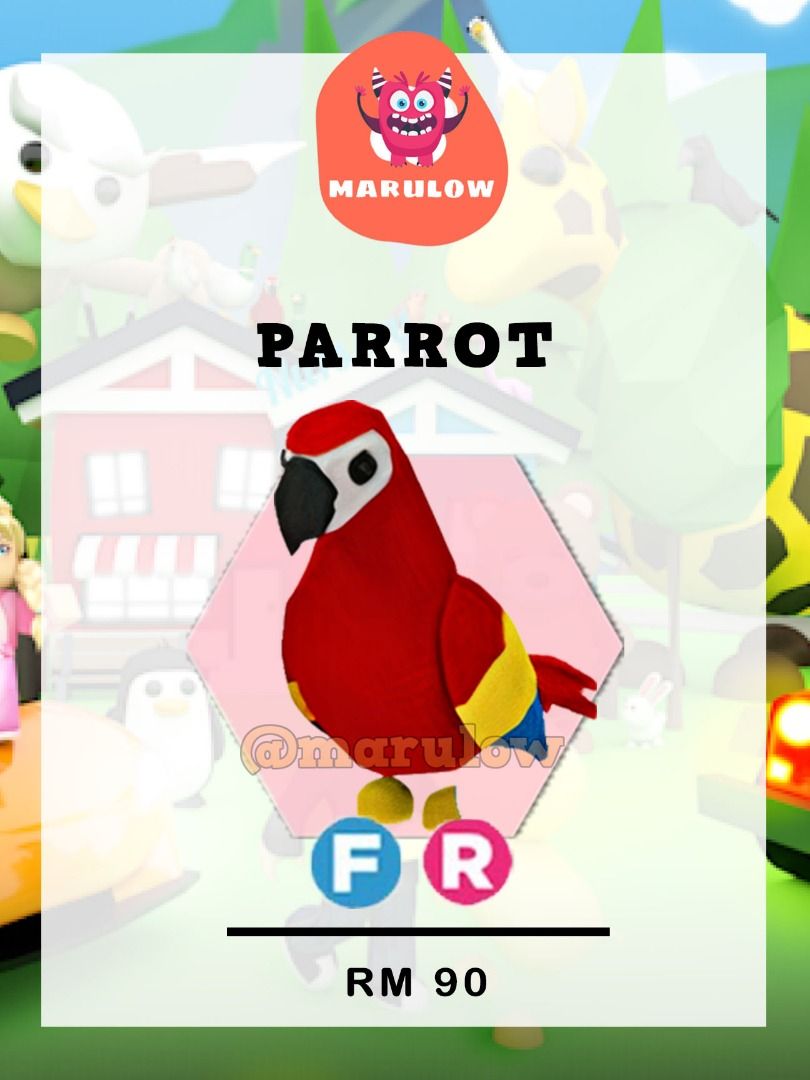 Adopt Me - Parrot FR ( Roblox ), Video Gaming, Gaming Accessories, In ...