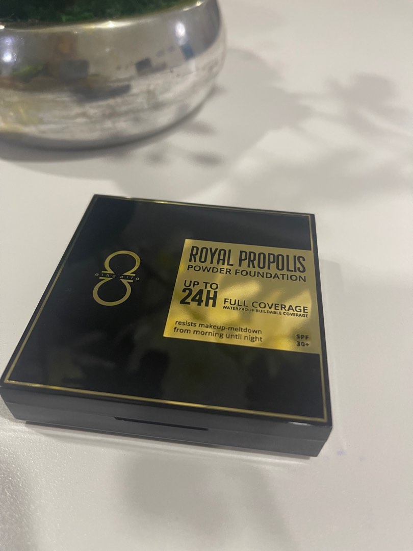 Alha Alfa Royal Propolis Powder Foundation, Beauty & Personal Care ...