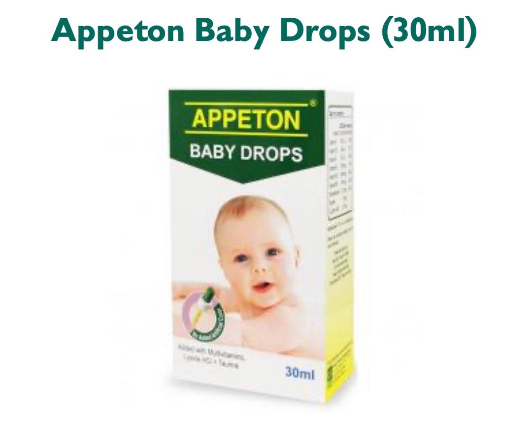 Appeton baby drops 30ml exp 3/2028, Health & Nutrition, Health ...
