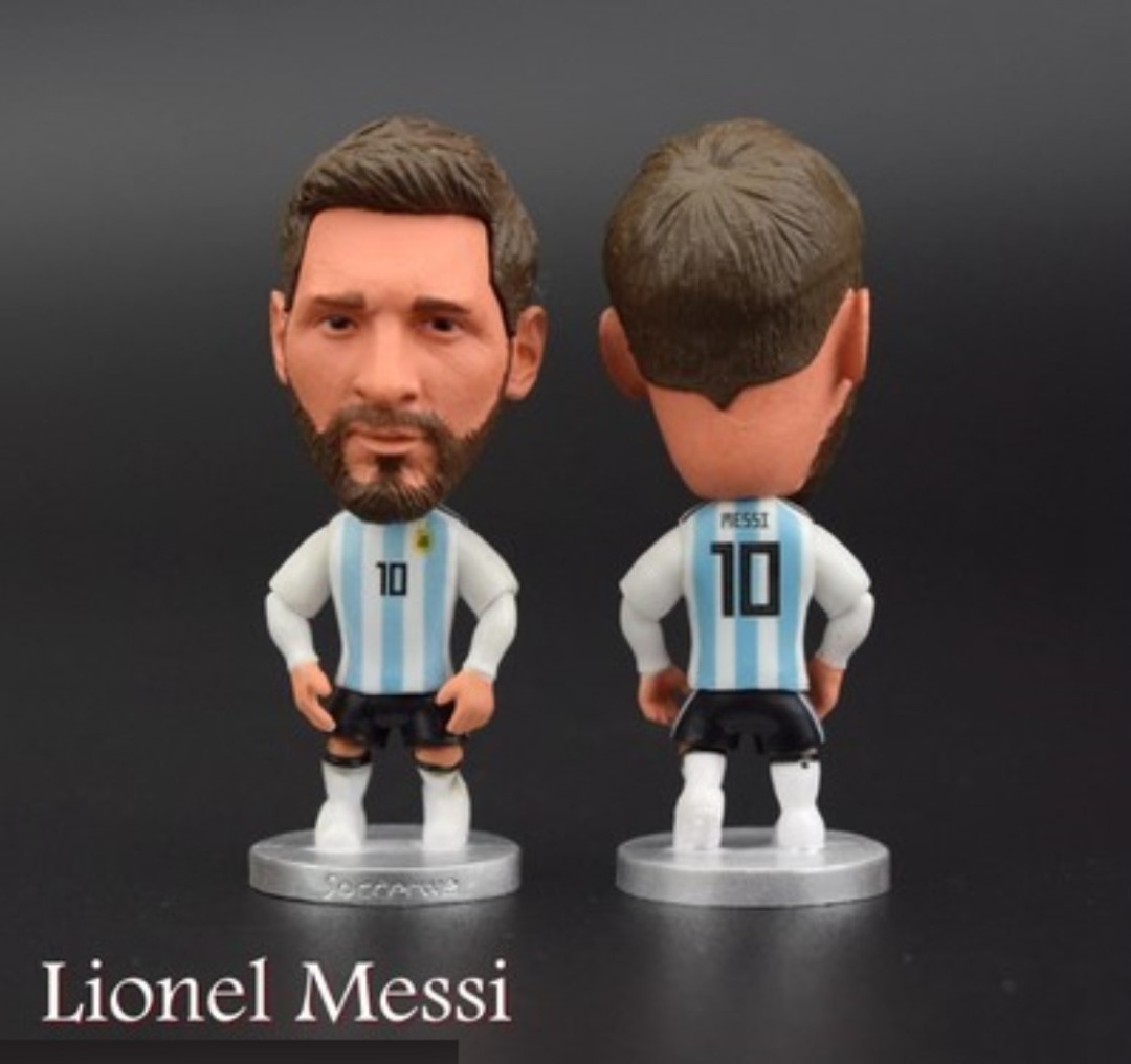 Argentina Lionel Messi Kodoto Football Figurine Model, Hobbies & Toys ...