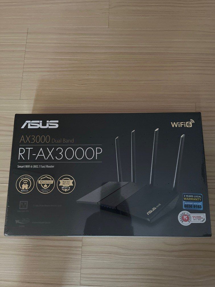 ASUS AX3000P WIFI 6 router, Computers & Tech, Parts & Accessories ...
