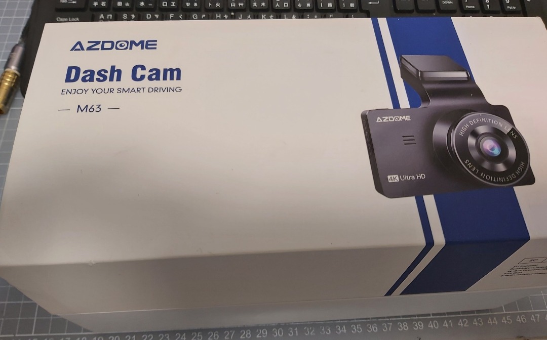 Azdome M63 4K 前後雙錄 行車記錄儀 Ultra HD Dash Cam with Wifi GPS, 汽車配件, 電子配件 ...