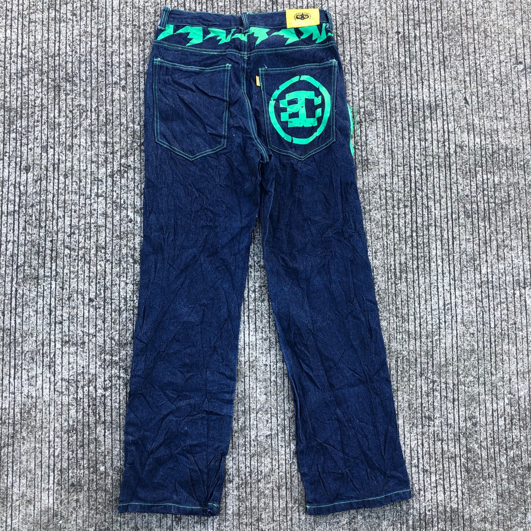 BAPE BACK PRINT, Men's Fashion, Bottoms, Jeans on Carousell