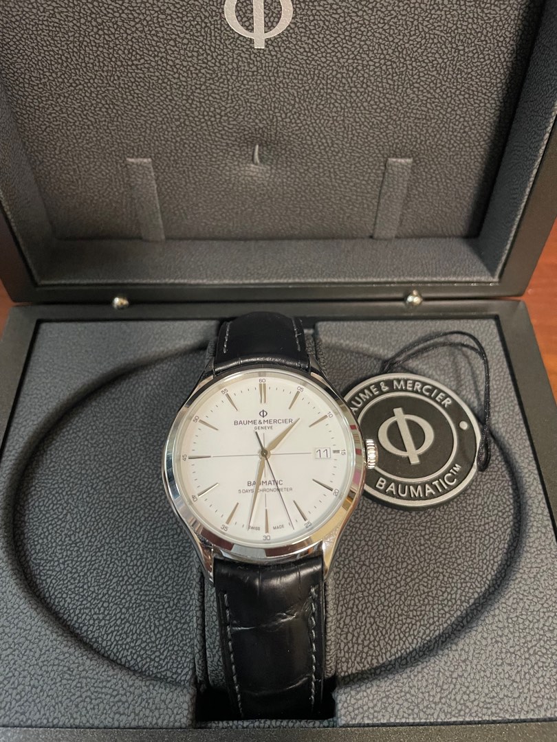Baume & Mercier Clifton Baumatic COSC, Luxury, Watches on Carousell