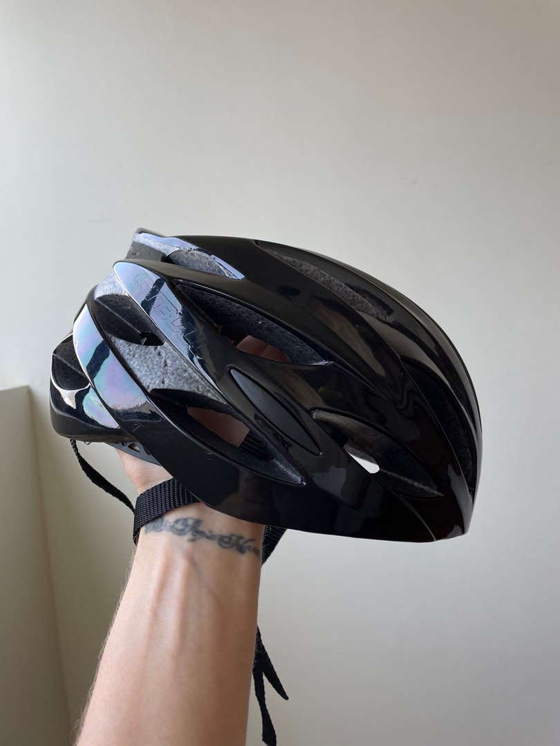 Black Bike Helmet, Sports Equipment, Bicycles & Parts, Parts ...