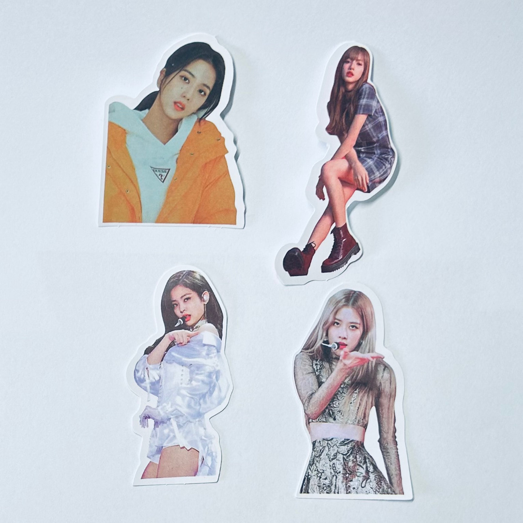 CHEAP BlackPink Black Pink Sticker Cute waterproof Rose Lisa Jisoo ...