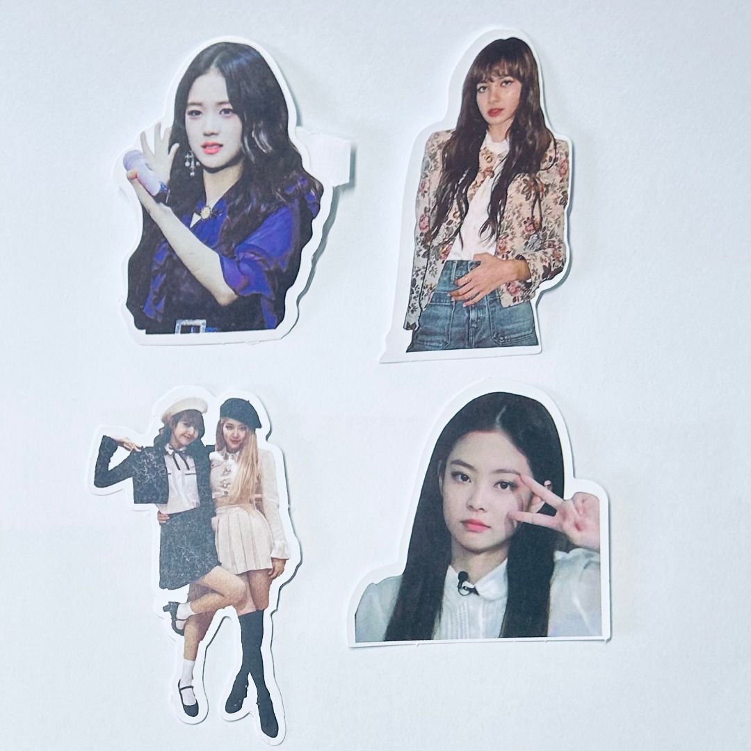 CHEAP BlackPink Black Pink Sticker Cute waterproof Rose Lisa Jisoo ...