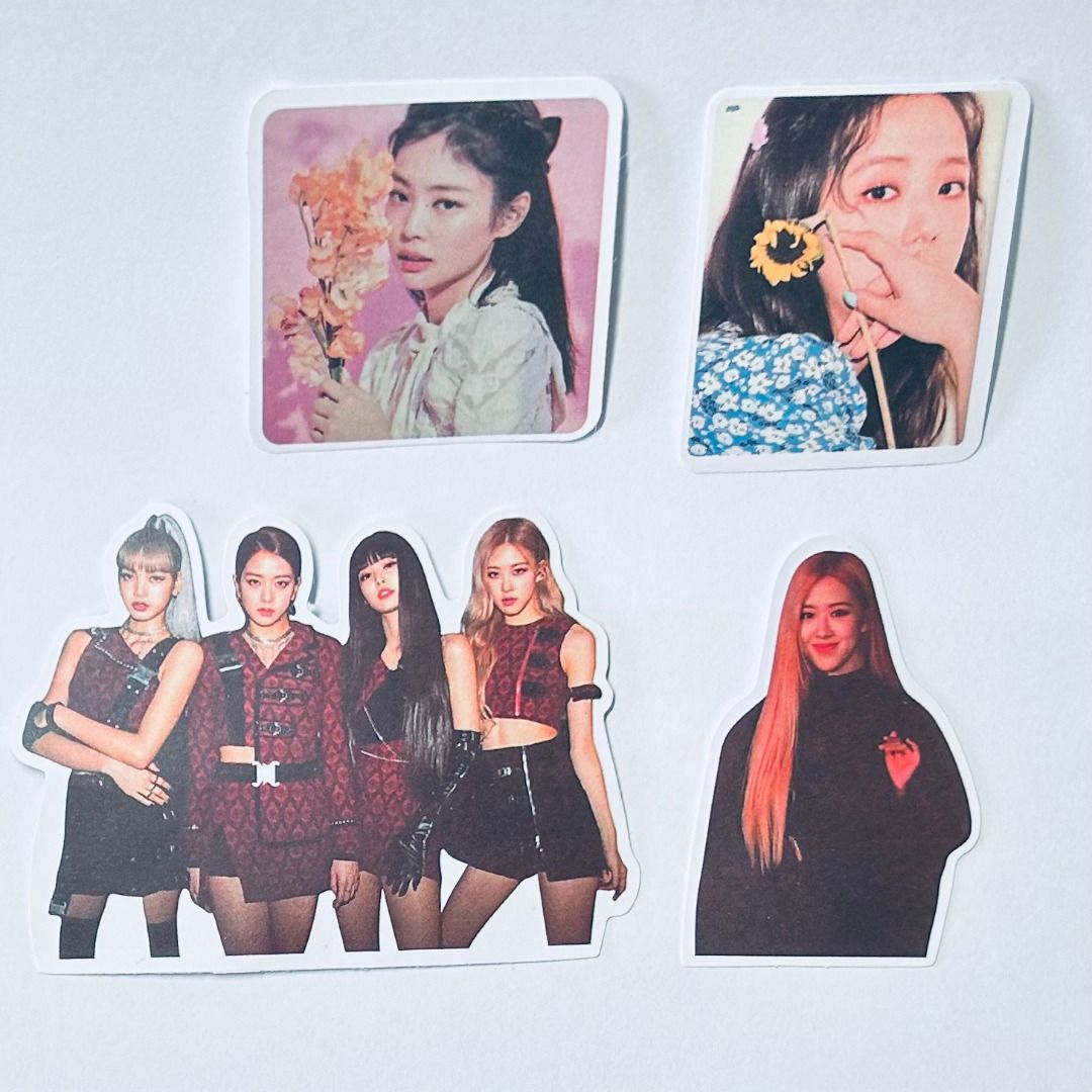 CHEAP BlackPink Black Pink Sticker Cute waterproof Rose Lisa Jisoo ...
