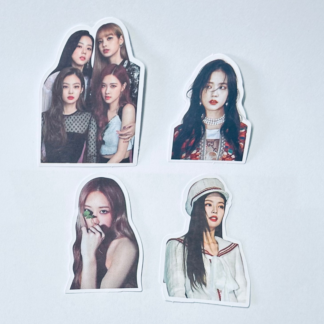 CHEAP BlackPink Black Pink Sticker Cute waterproof Rose Lisa Jisoo ...
