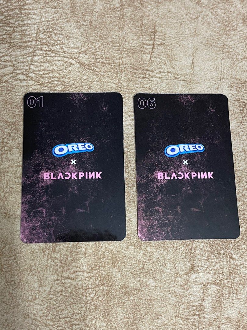 Blackpink X Oreo Photocard, Hobbies & Toys, Memorabilia & Collectibles ...