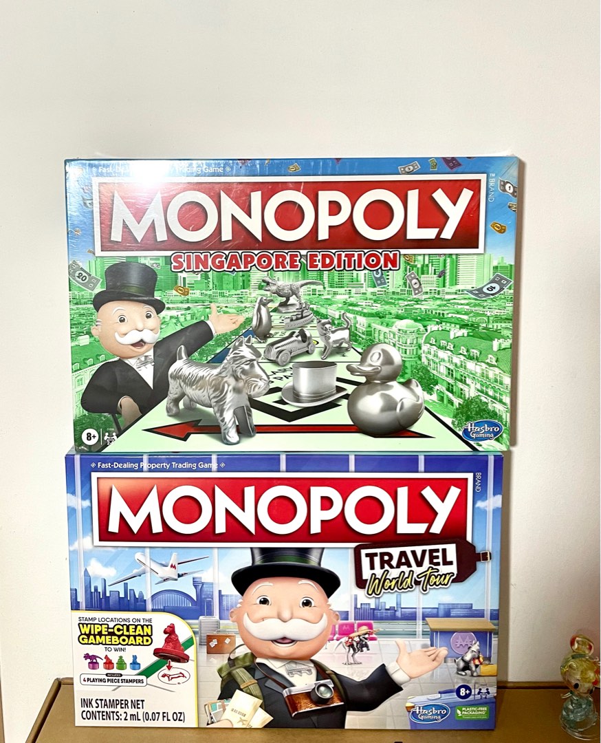 BN Monopoly Travel World Tour, Game, Family Board Game for 2 to 6 ...