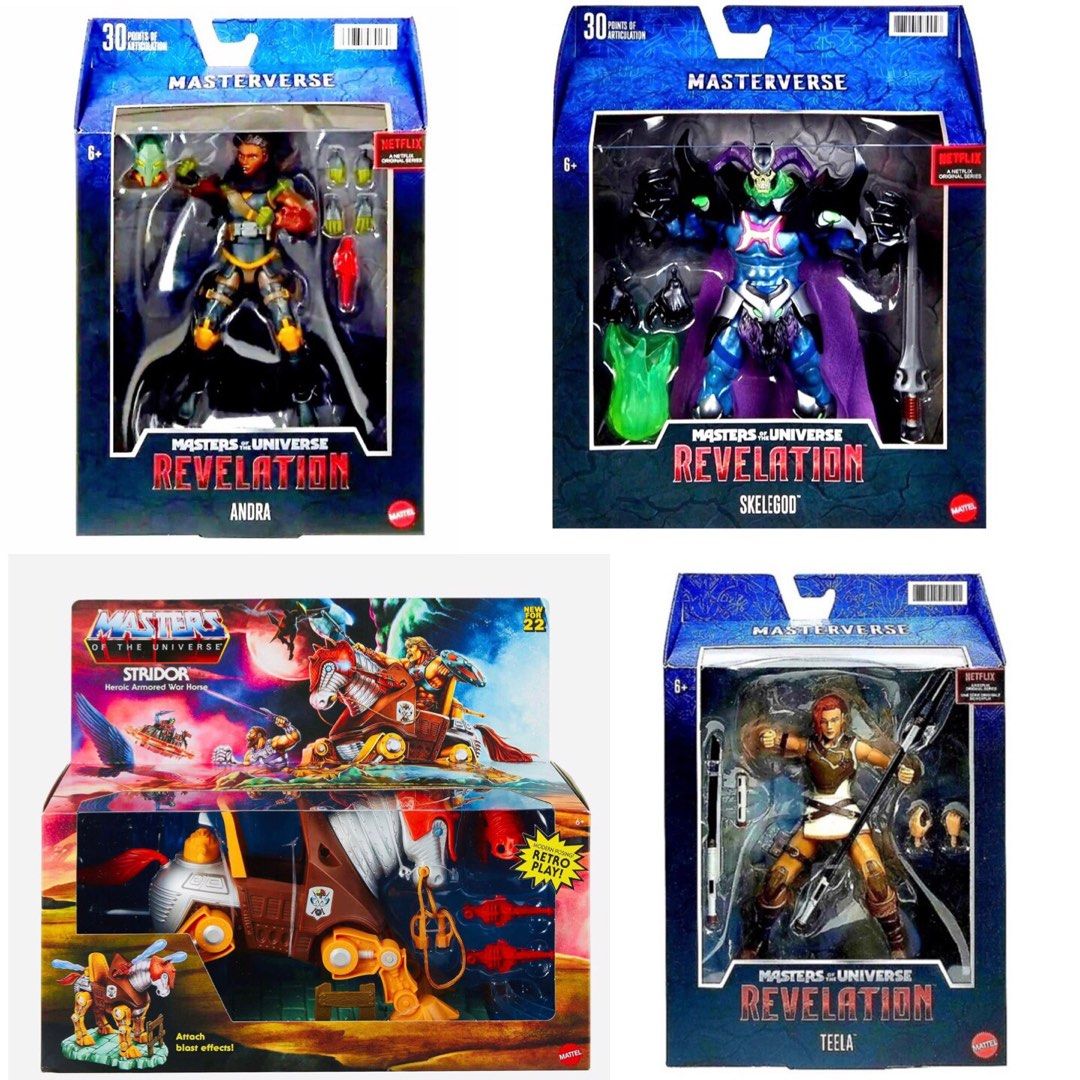BNIB Mattel Masters Of The Universe He-Man Revelation Skelegod, Andra ...