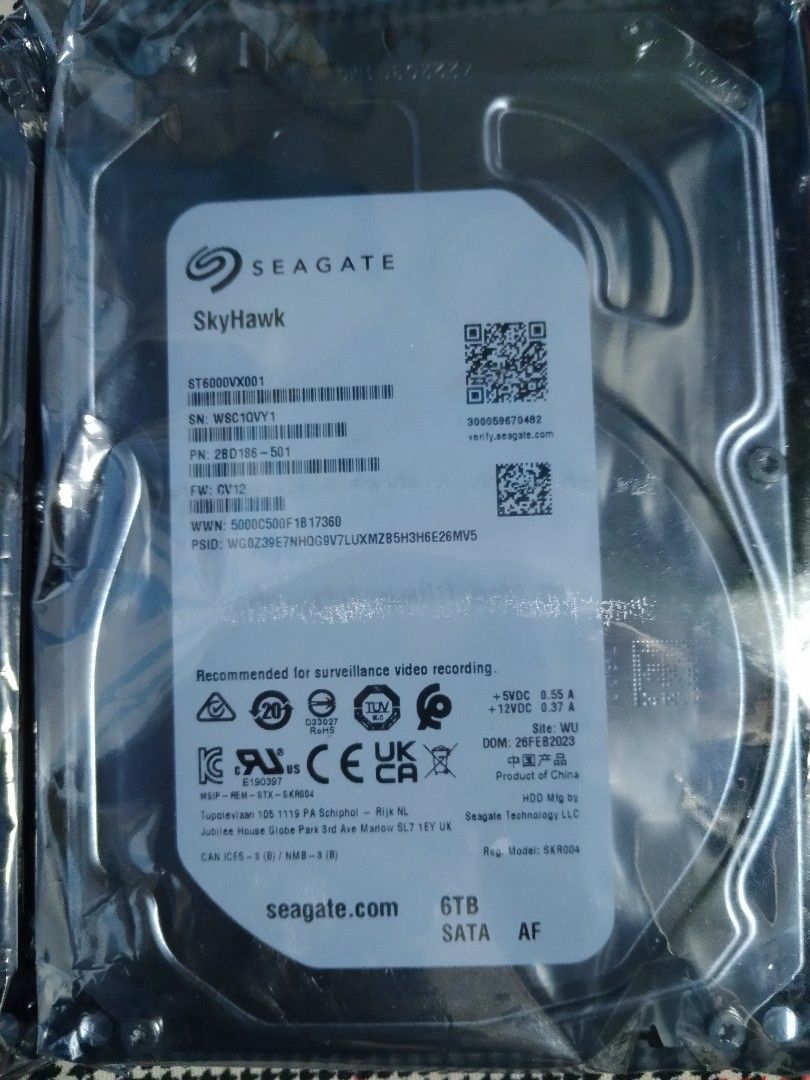 BRANDNEW SEAGATE SKYHAWK, Computers & Tech, Parts & Accessories, Hard ...