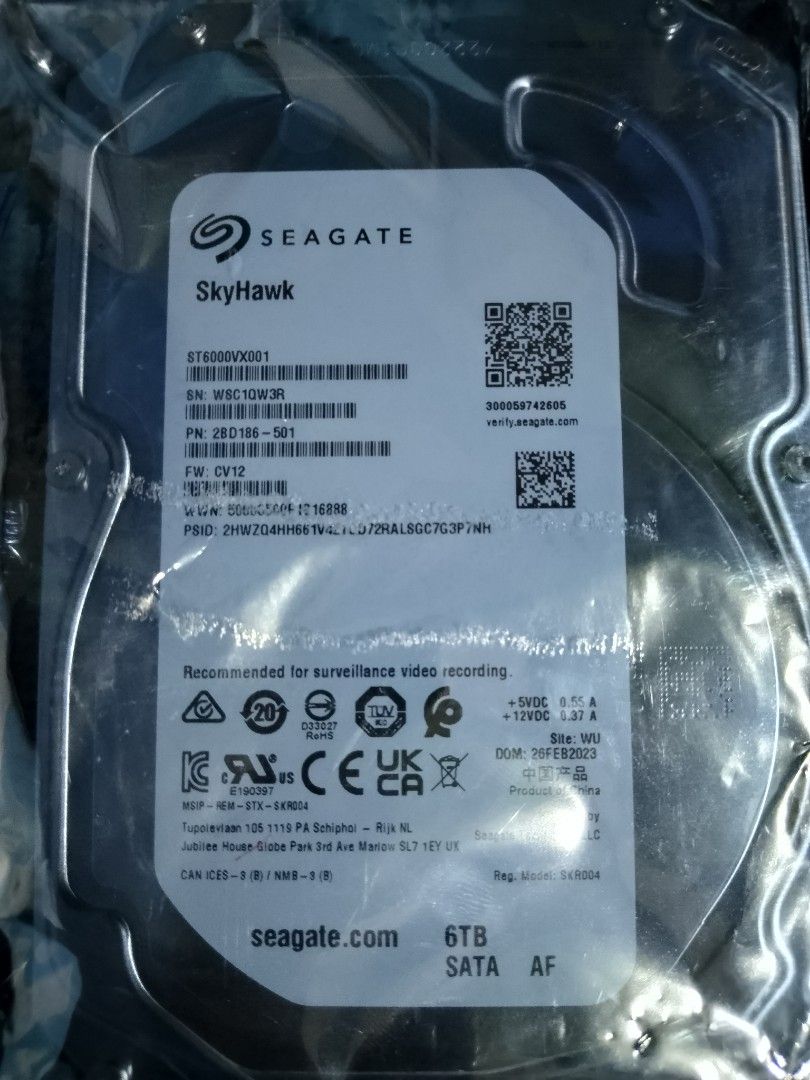 BRANDNEW SEAGATE SKYHAWK, Computers & Tech, Parts & Accessories, Hard ...