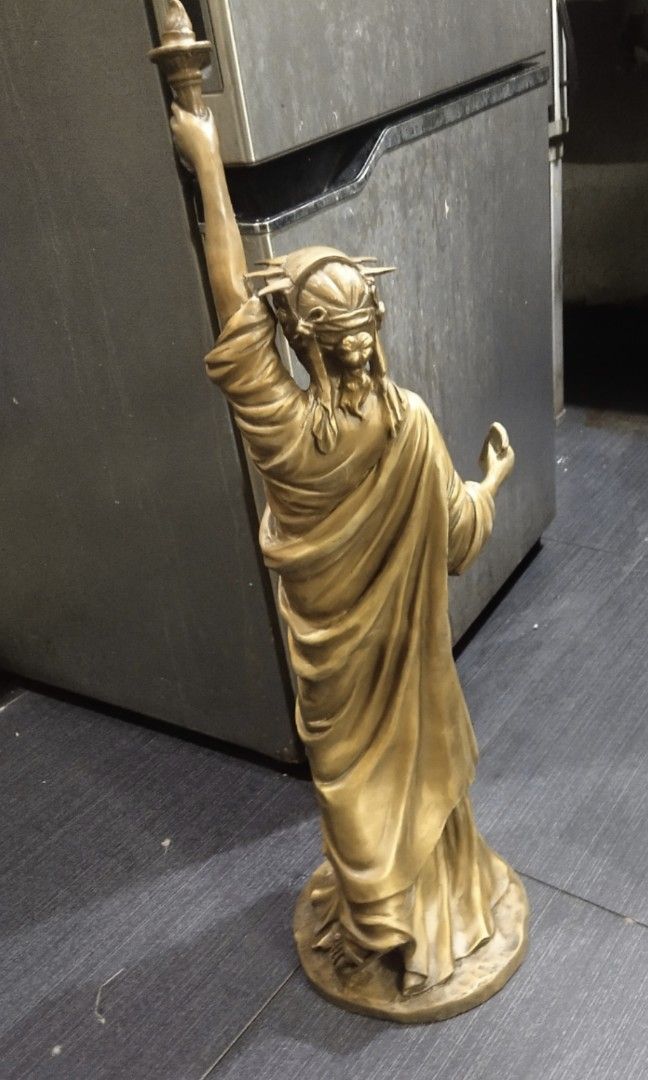 Brass statue of liberty display, Hobbies & Toys, Memorabilia ...