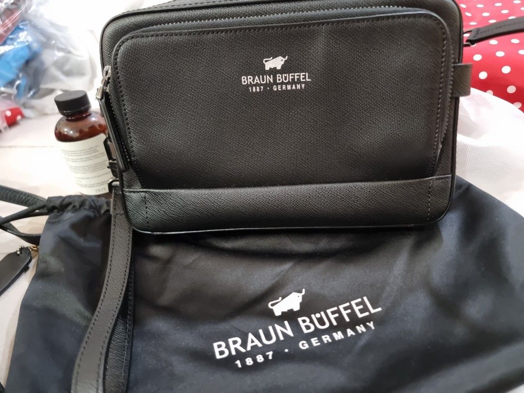 Braun Buffel Victor Medium Clutch, Women's Fashion, Bags & Wallets ...