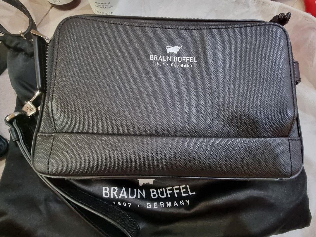 Braun Buffel Victor Medium Clutch, Women's Fashion, Bags & Wallets ...