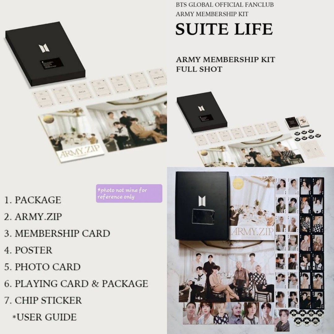 BTS 9th Army Membership Kit, Hobbies & Toys, Memorabilia & Collectibles ...